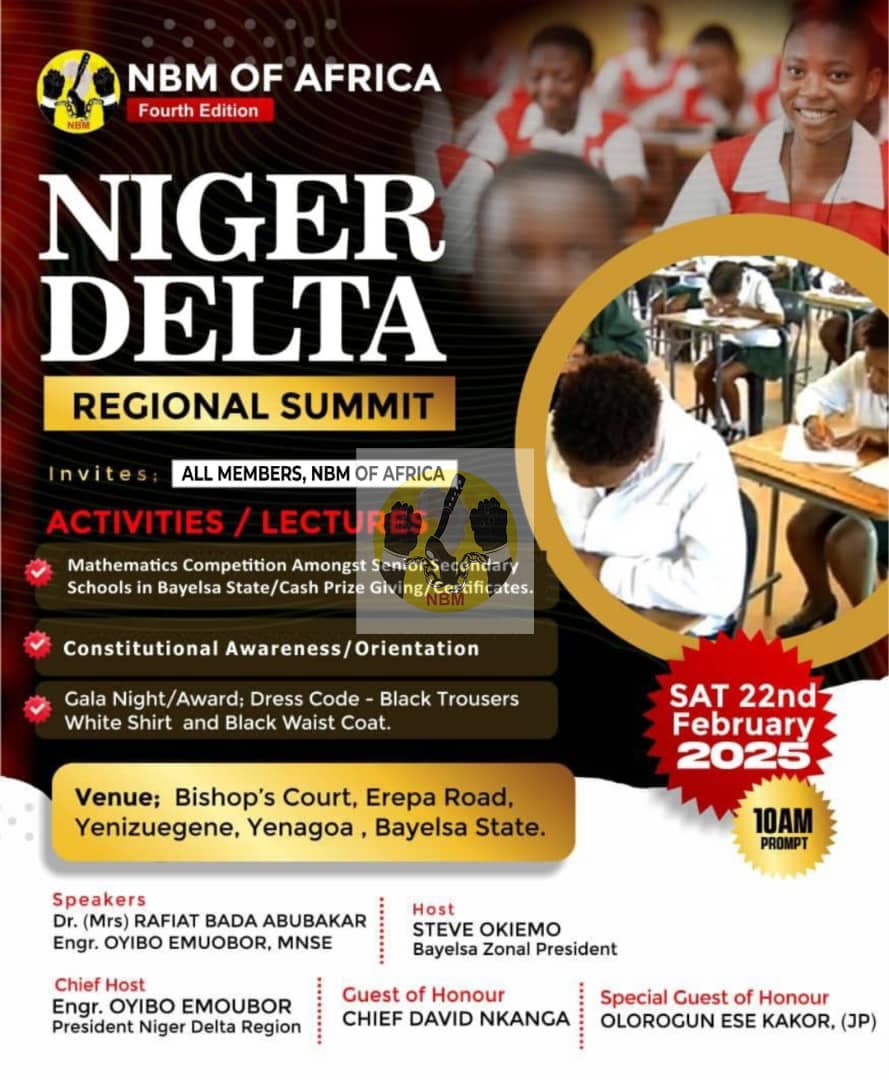Neo Black Movement (NBM) of Africa Niger Delta Regional Summit 2025 ...